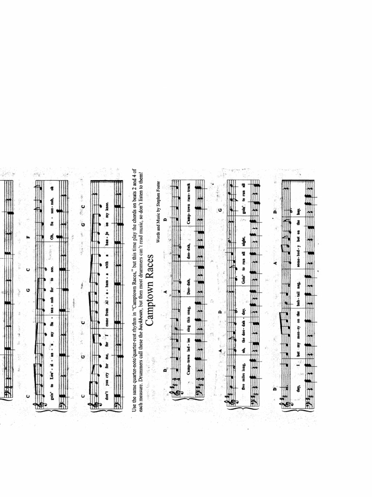 15 CampTown Races | PDF