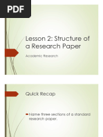 Sample Research Paper Structure Guide | PDF