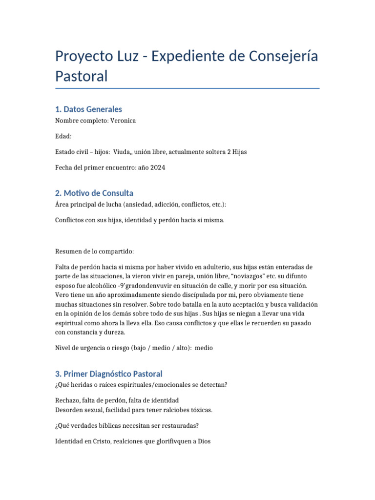 Proyecto Luz Expediente | PDF