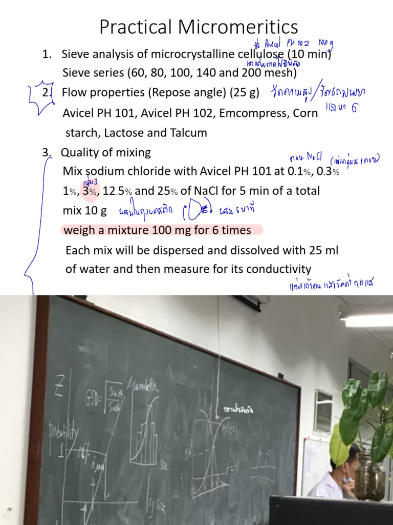 5.micromeritics Lab Random Mixture | PDF