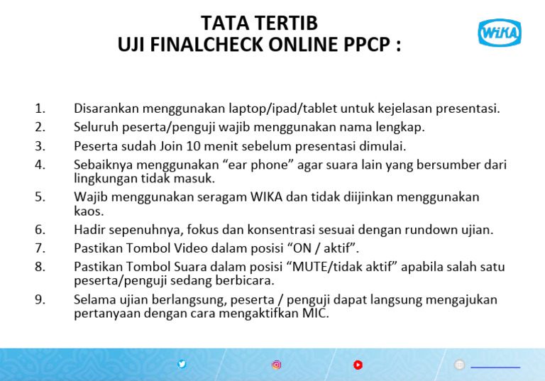 Tata Tertib Uji Finalcheck Online Cp85 | PDF