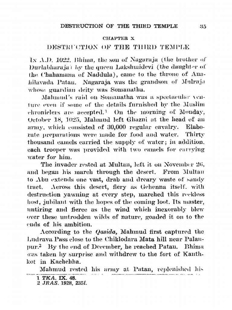 Somnath The Shrine Eternal (Kanaiyalal Munshi) - Removed | PDF