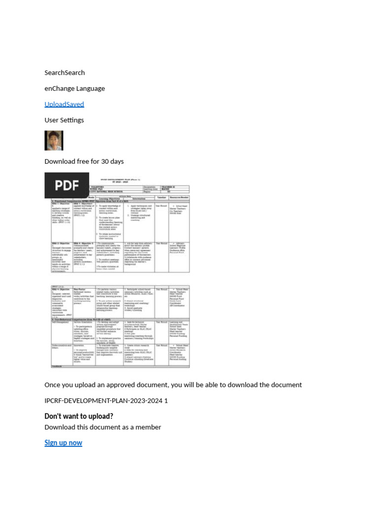 Searchsearch Enchange Language: Upload Saved | PDF
