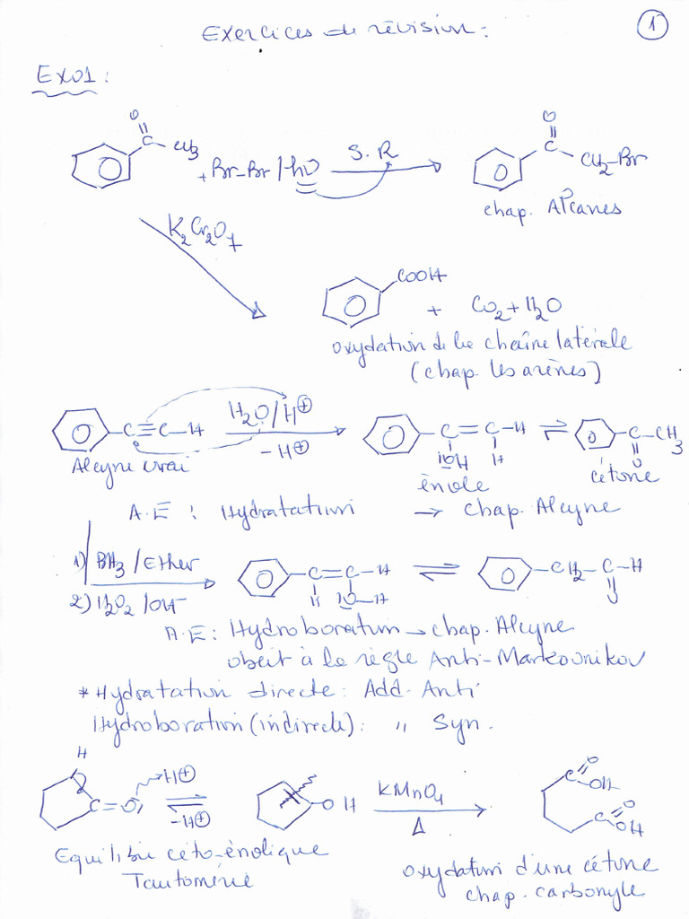 Corrige Exos Revision 2022 | PDF