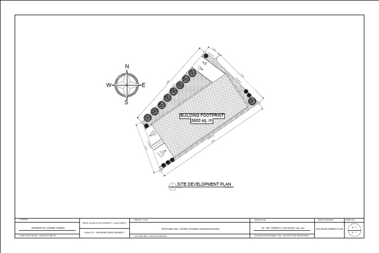 Site Development Plan | PDF