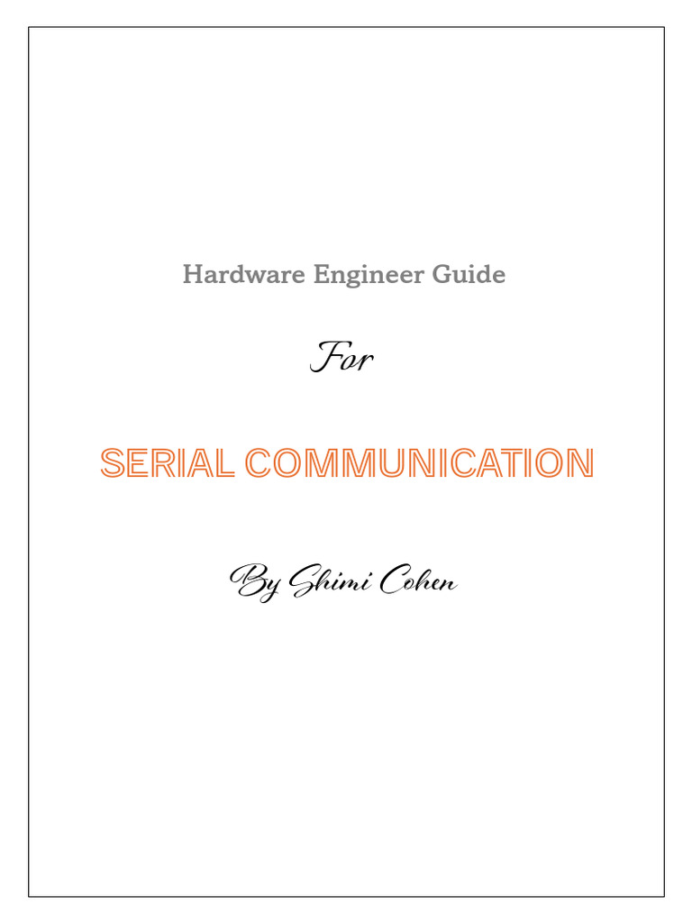 Serial Communication Protocols | PDF | Network Topology | Usb