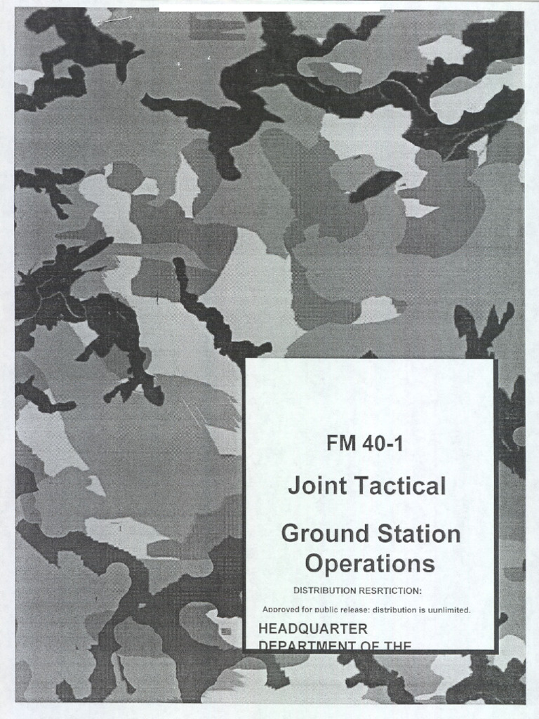 Joint Tactical Ground Station Manual | PDF | Gulf War | Military Science