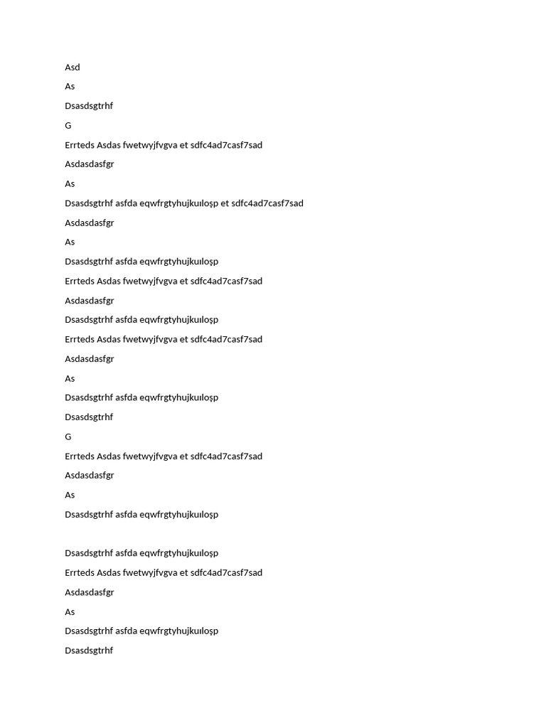 Asdasdasd | PDF