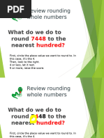 Decimals 1 Rounding Estimation | PDF | Rounding | Numbers