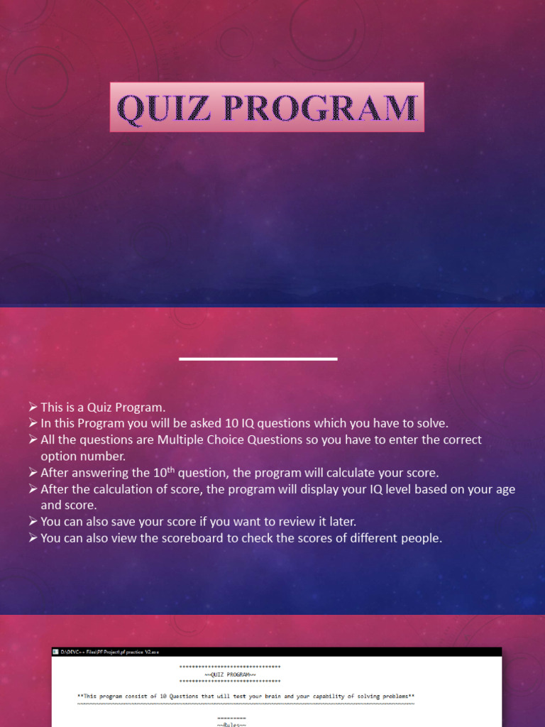 PF Project | PDF | Menu (Computing) | Computing