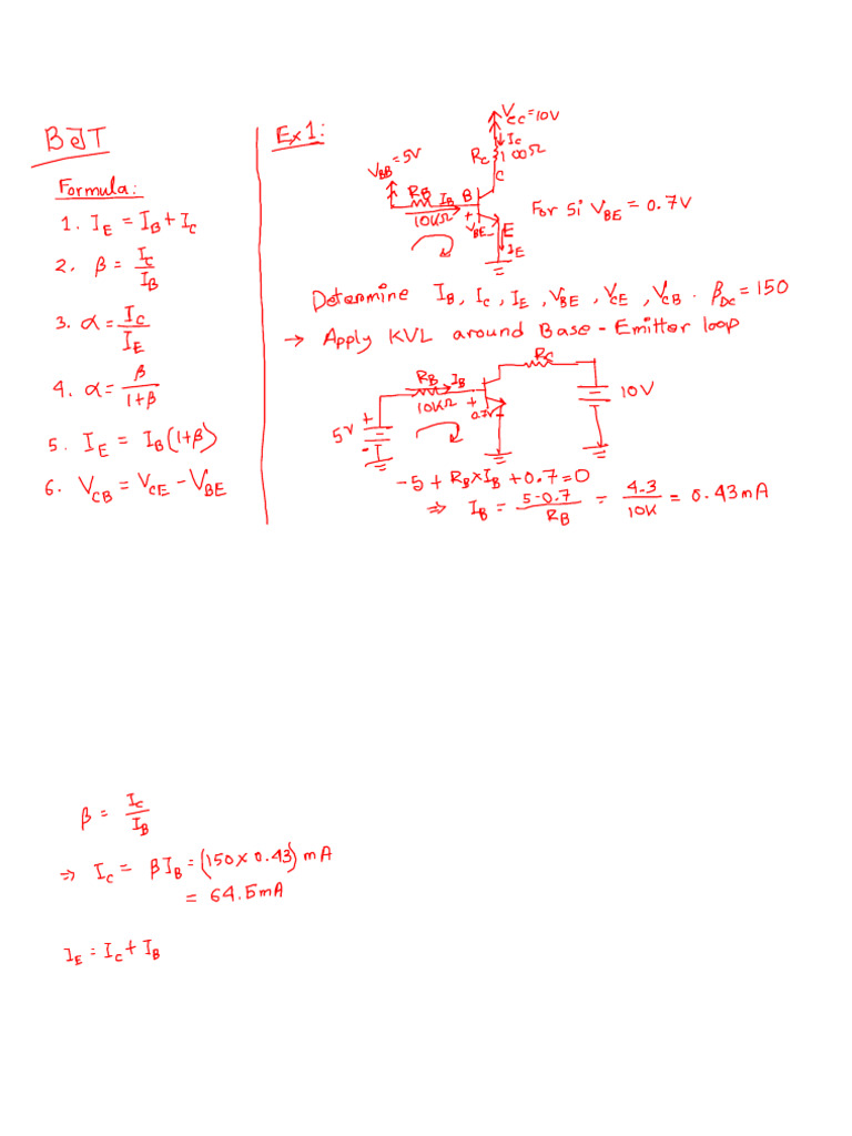 BJT Class | PDF