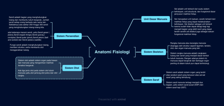 Muhamad Khoirul Anam - Mind Mapping 7 Anatomi Fisiologi | PDF