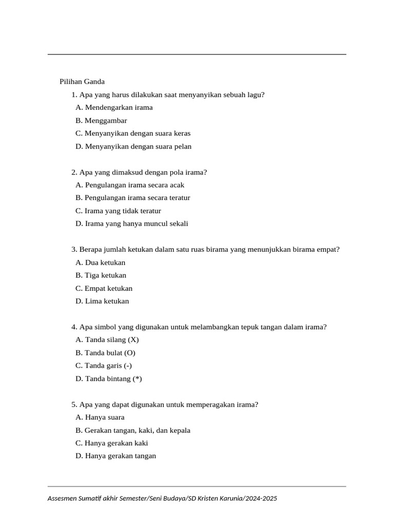 asas kelas 4 sem 2 | PDF