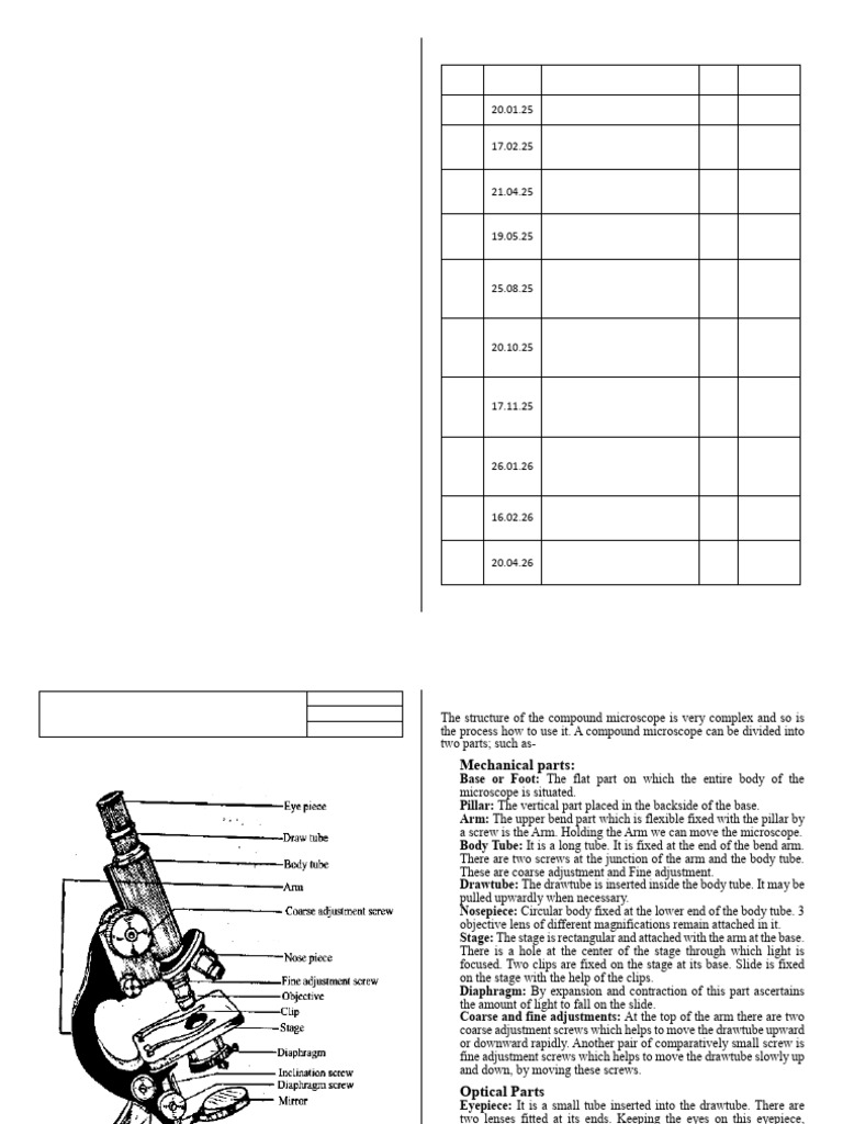 SSC 2027 Biology Practical Guide | PDF | Blood Pressure