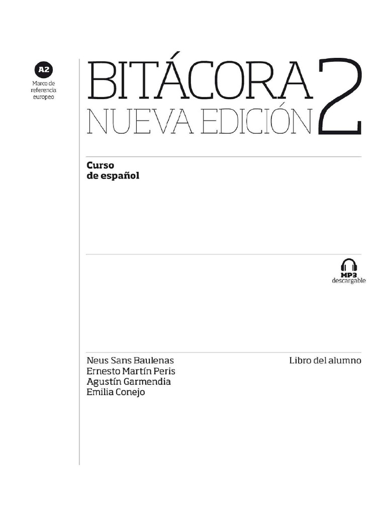 Libro de Alumno. Bitácora 2 | PDF