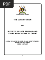 Sample Constitution for Community Group | PDF | Committee | Government