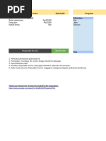 Template Spreadsheet Kaluna - Home Sweet Loan | PDF