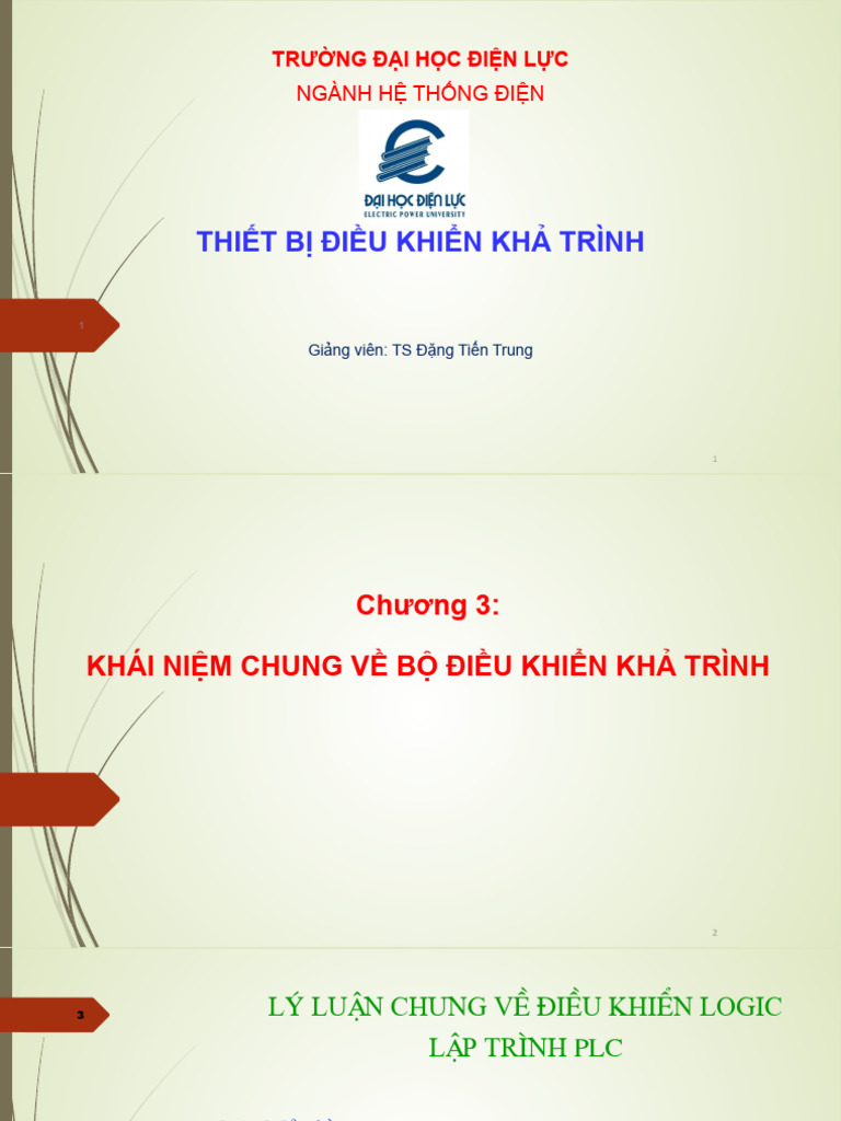 Bai Giang TBĐK Kha Trinh C3 TS Dang Tien Trung | PDF