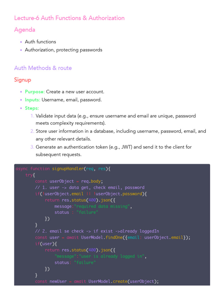 Backend 6 PDF Tazpke PDF | PDF | Password | User (Computing)