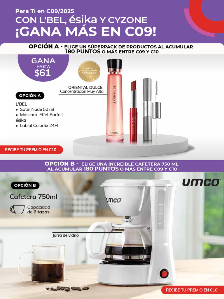 EC C09 Cafetera 750ml UMCO Compress | PDF
