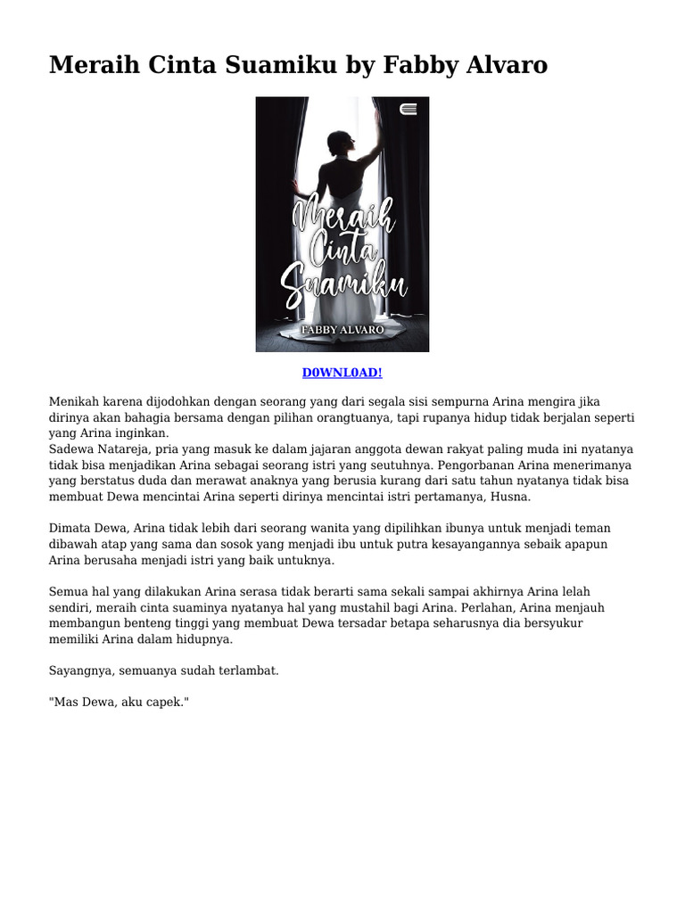 Meraih Cinta Suamiku by Fabby Alvaro (SFILE | PDF