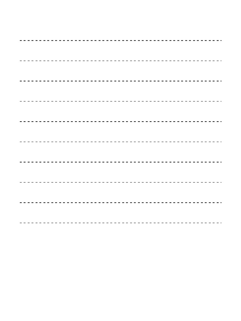 Straight Lines Tracing Worksheet | PDF