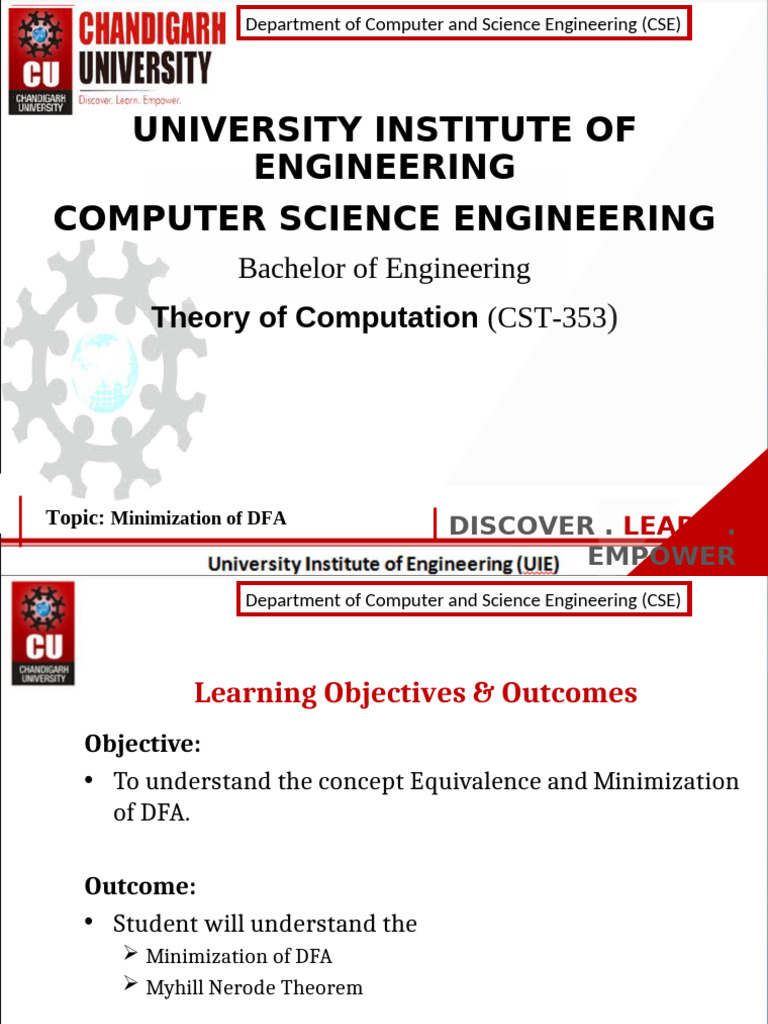 2 Minimization of FA | PDF | Mathematical Logic | Applied Mathematics