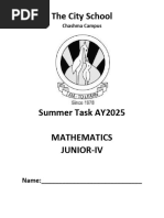 Mathsaurus 2025 Challenge Questions | PDF | Mathematics