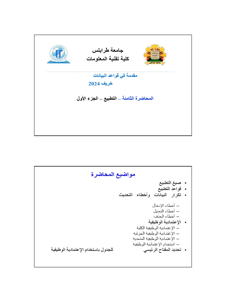 ITGS228 F2024 Lect8 | PDF