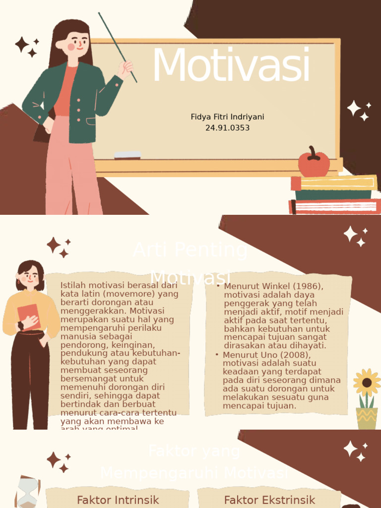 Motivasi: Fidya Fitri Indriyani 24.91.0353 | PDF