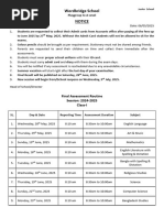 2025 Psle Examination Calendar (Tentative) VF | PDF