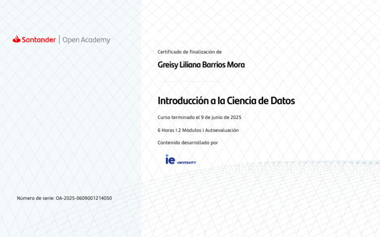 Certf Curso Intrond Big Data | PDF