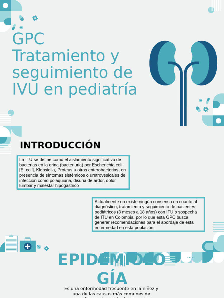 GPC Ivu Pediatria | PDF | Infección del tracto urinario ...
