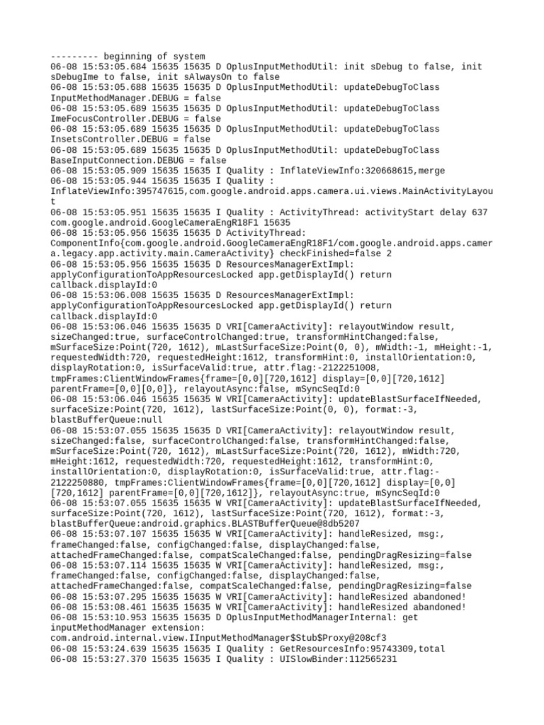Log Cat 1749372827219 | PDF | Operating System Technology | Computer Architecture