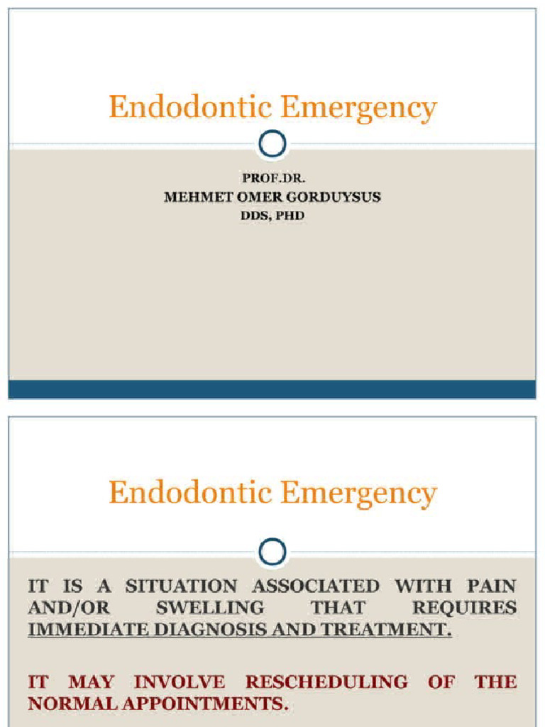 Endo Emergency | PDF
