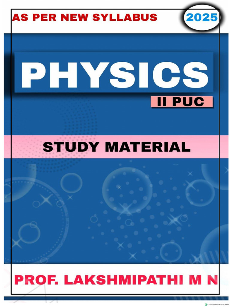 Electric Potential And Capacitance Notes Pdf
