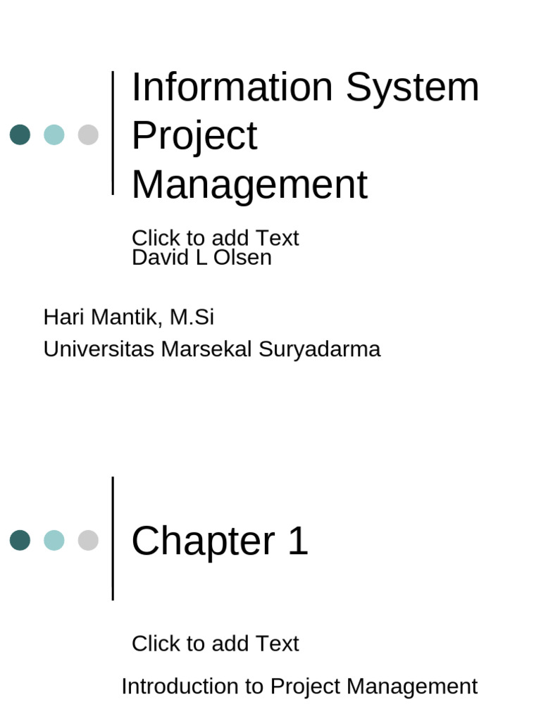 Hari Bagus P. Mantik S.Kom M.Si 18022024210414 Meeting 01 - CH 01 | PDF | Project Management ...