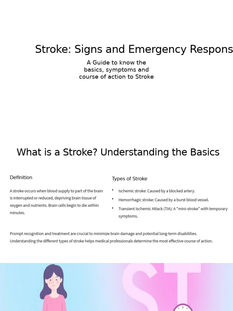 Stroke - Risks and Emergency Response | PDF | Stroke | Nervous System