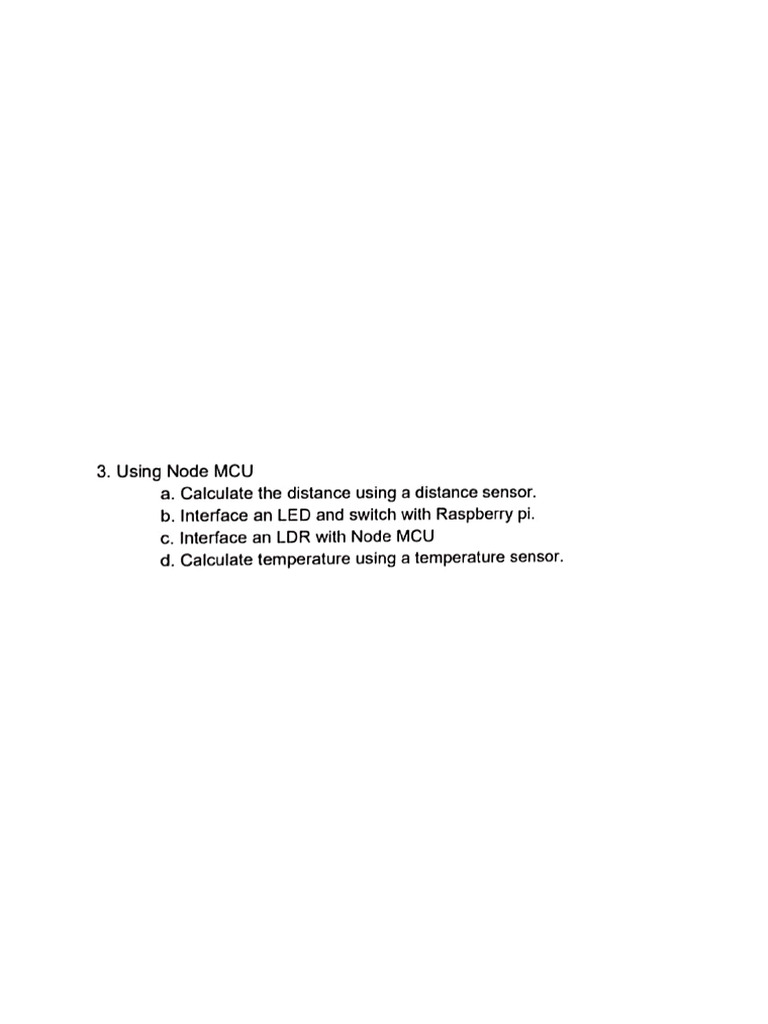 Iot Lab Experiment-3 | PDF