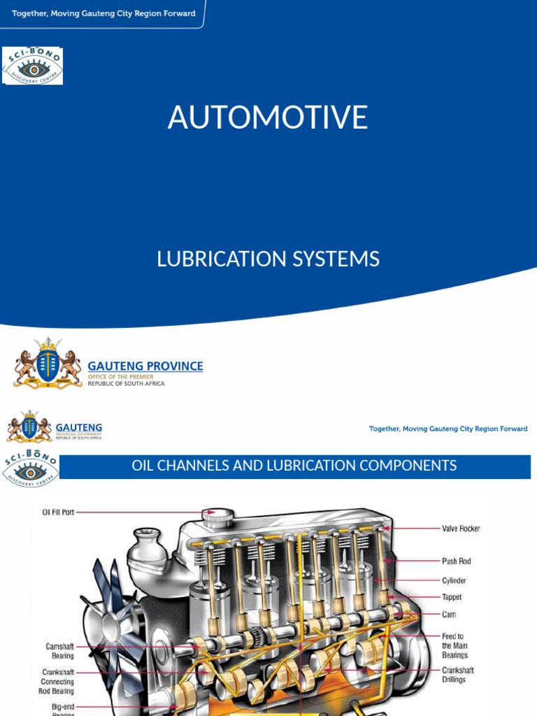 Power Points Automotive Lesson 7 Lubrication | PDF | Mechanical Engineering | Engines