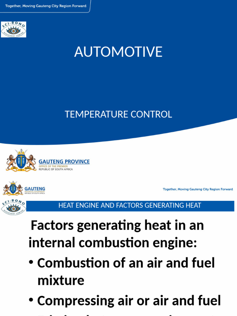 Power Points Automotive Lesson 8 Temperature Control | PDF