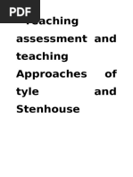 The Lawrence Stenhouse Model of Curriculum Development | PDF ...