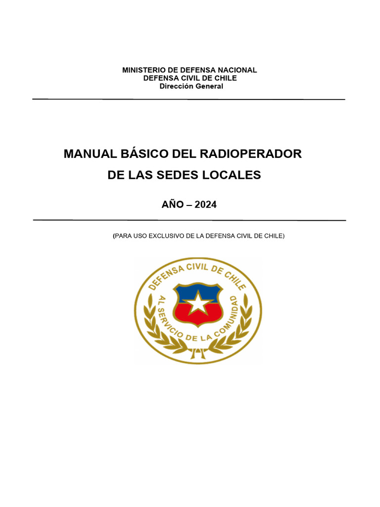 Manual Basico Del Radioperador | PDF | Telecomunicaciones | Corriente ...