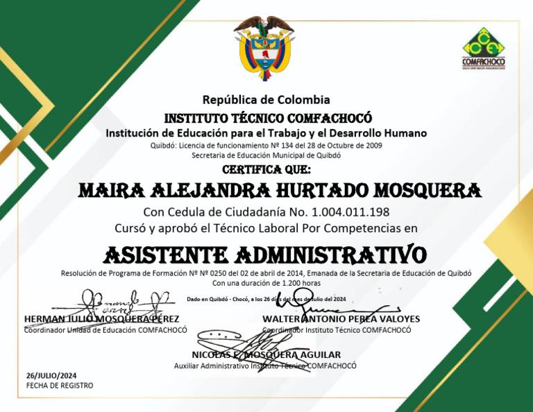 Asistente Administrativo | PDF