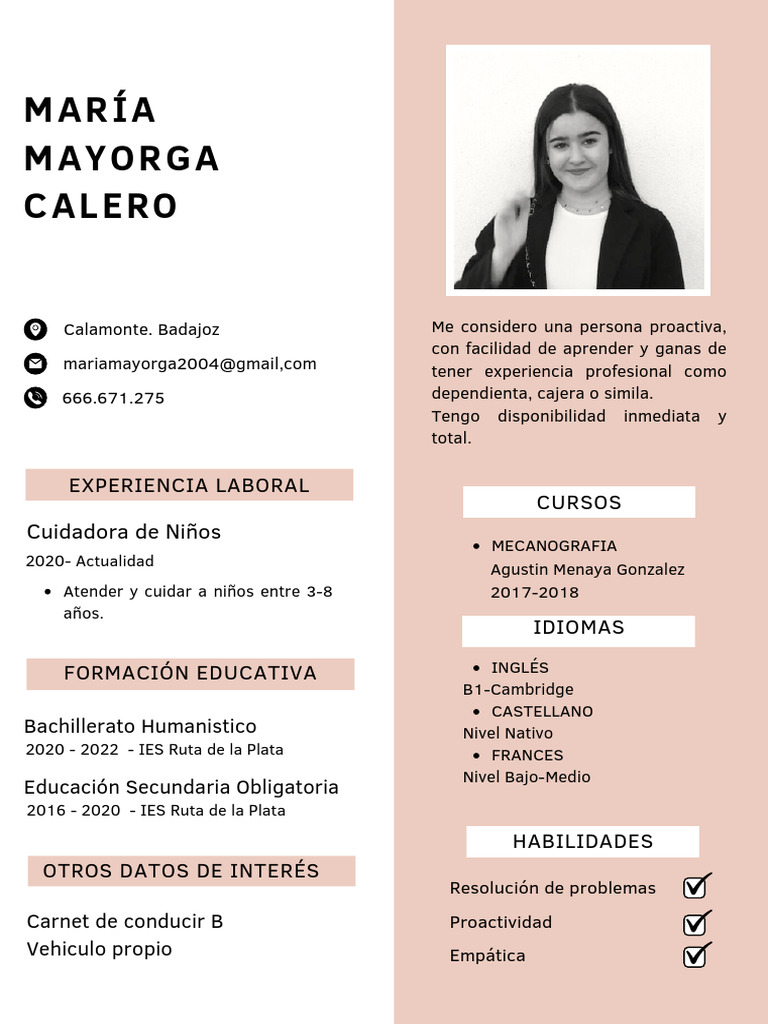 CV Maria | PDF