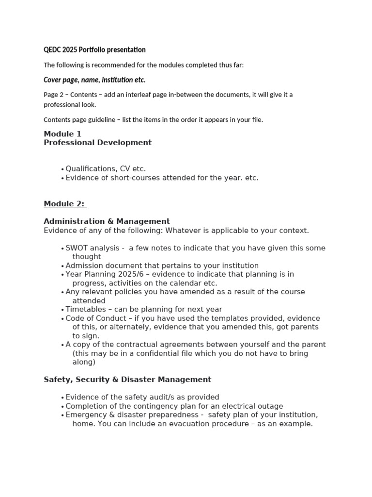 QED Portfolio Presentation Proforma April 2025 | PDF