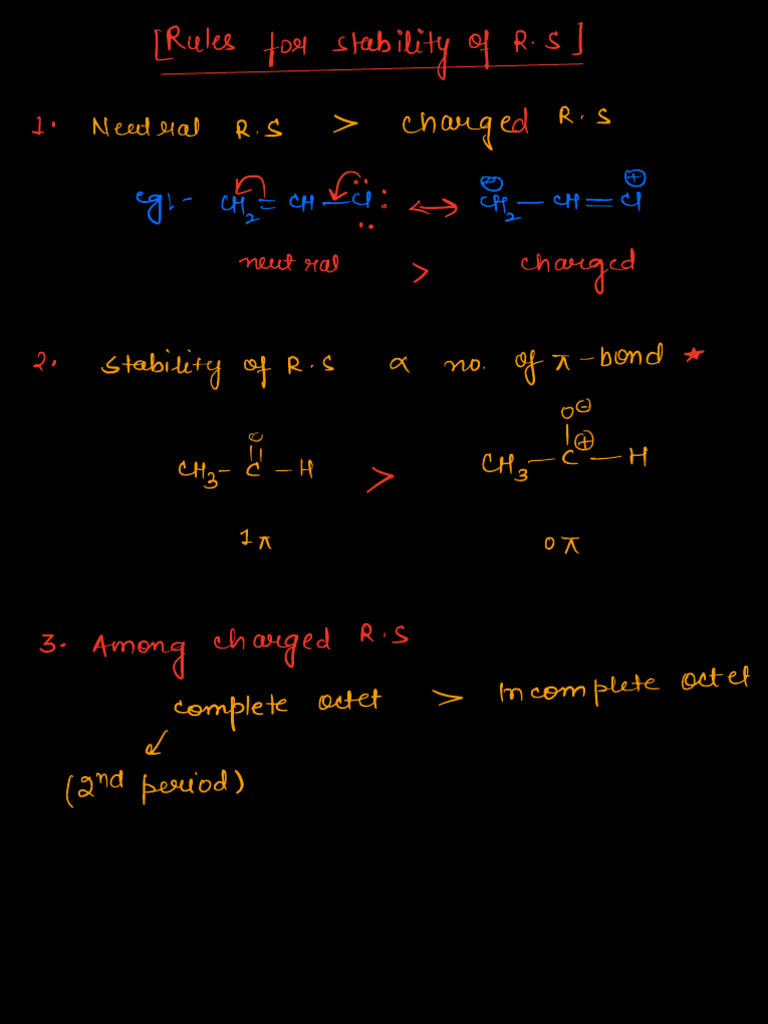 Rules for Stability of RS Compounds | PDF | Atomic | Chemical Substances