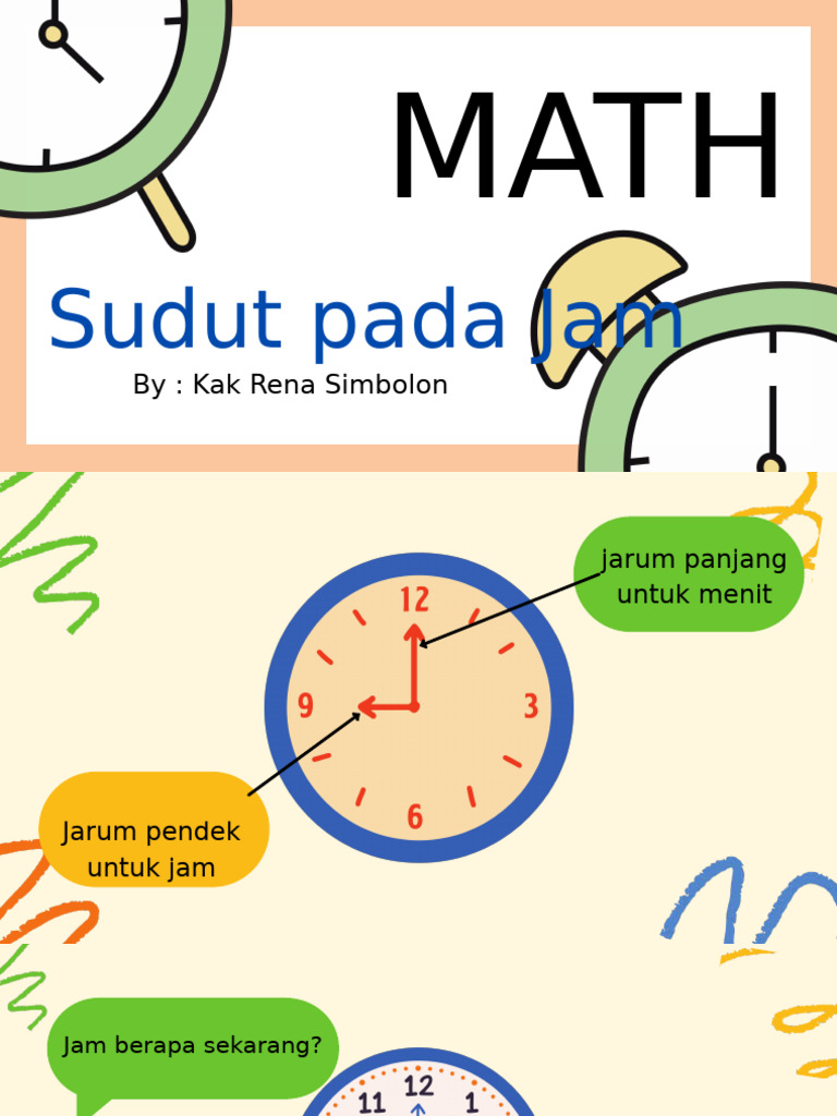 Sudut Pada Jam | PDF