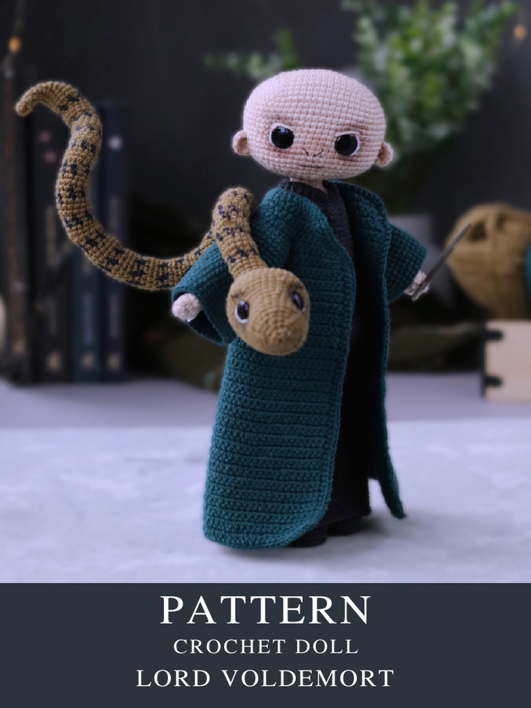 LORD VOLDEMORT - Pollytoys - Crochet - in | PDF | Surgical Suture | Crochet