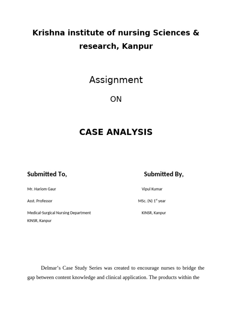 Case Analysis | PDF | Thought | Learning